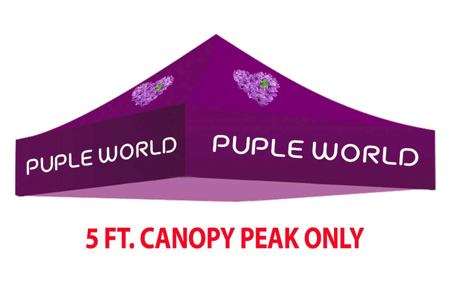 Canopy 5ft Commercial Custom Full Color