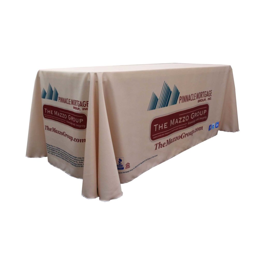 6 ft. Table Throws - Full Back Custom Print Dye-Sublimated - Irvine ...