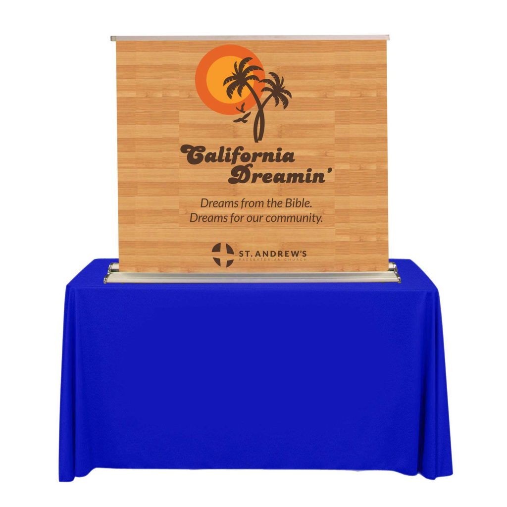 Silverline Retractable Table Top Banner Stands Archives - Irvine ...