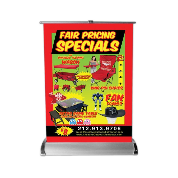 Mini Roll Up Banner Printing | Irvine, Orange County Ca