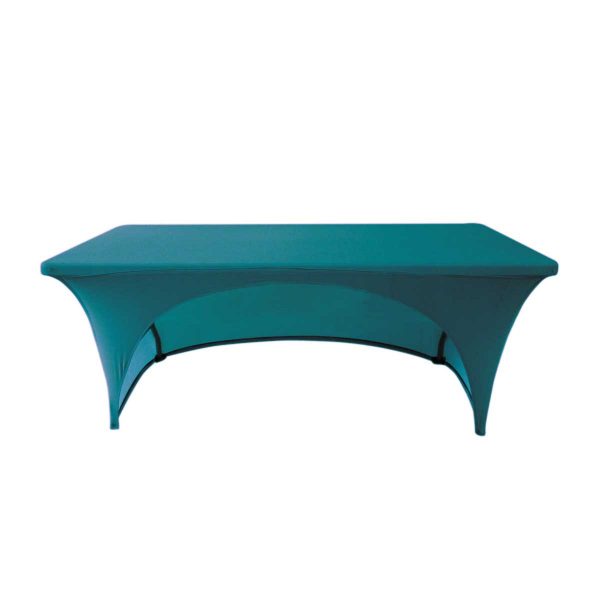 8 ft. Stretch Table Throws - Full Back Custom Print Dye-Sublimated