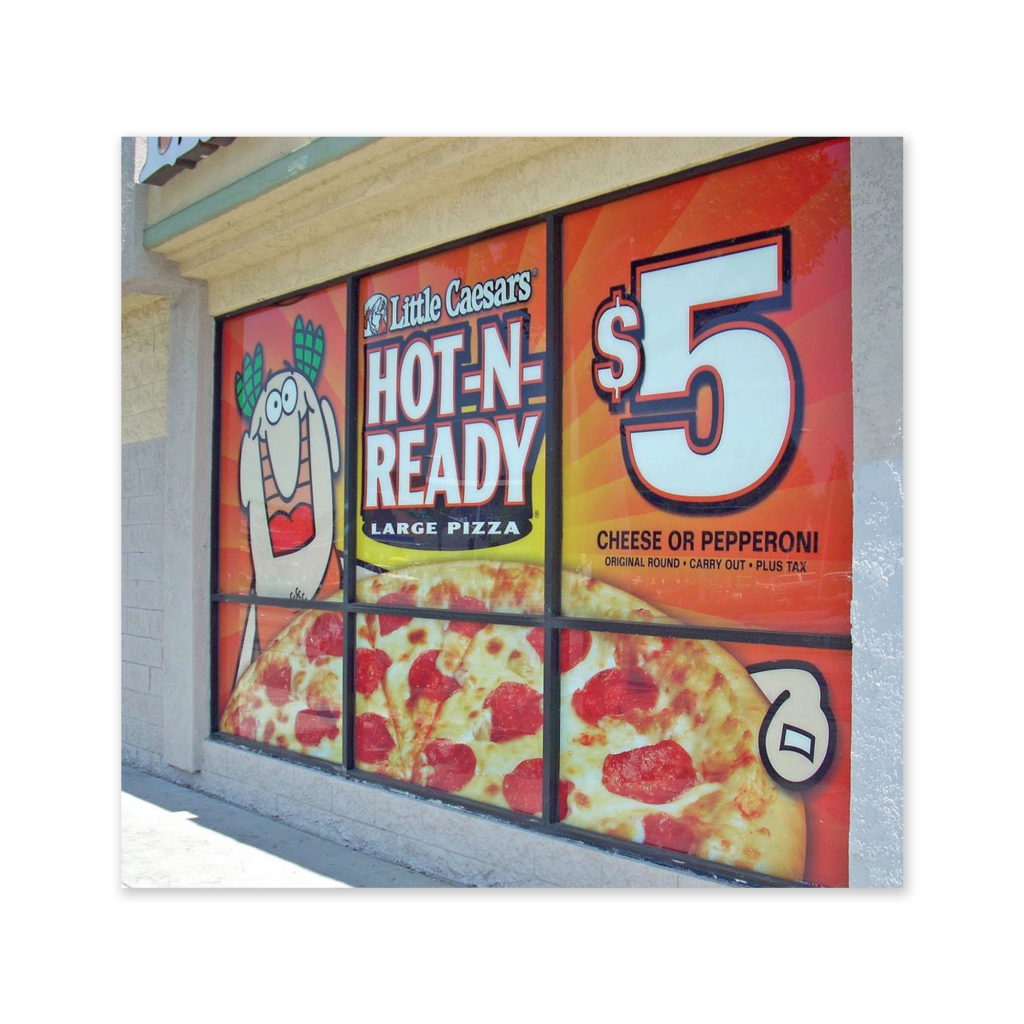 Window Cling Sign - Irvine Printing & Displays