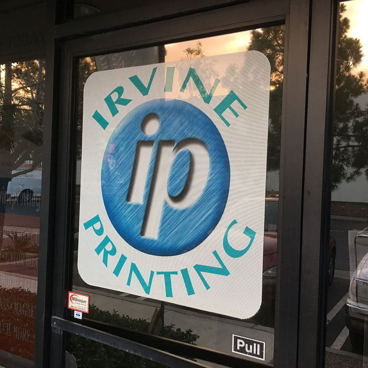 Adhesive Window Perf - Irvine Printing & Displays Adhesive Window Perf - Irvine Printing & Displays