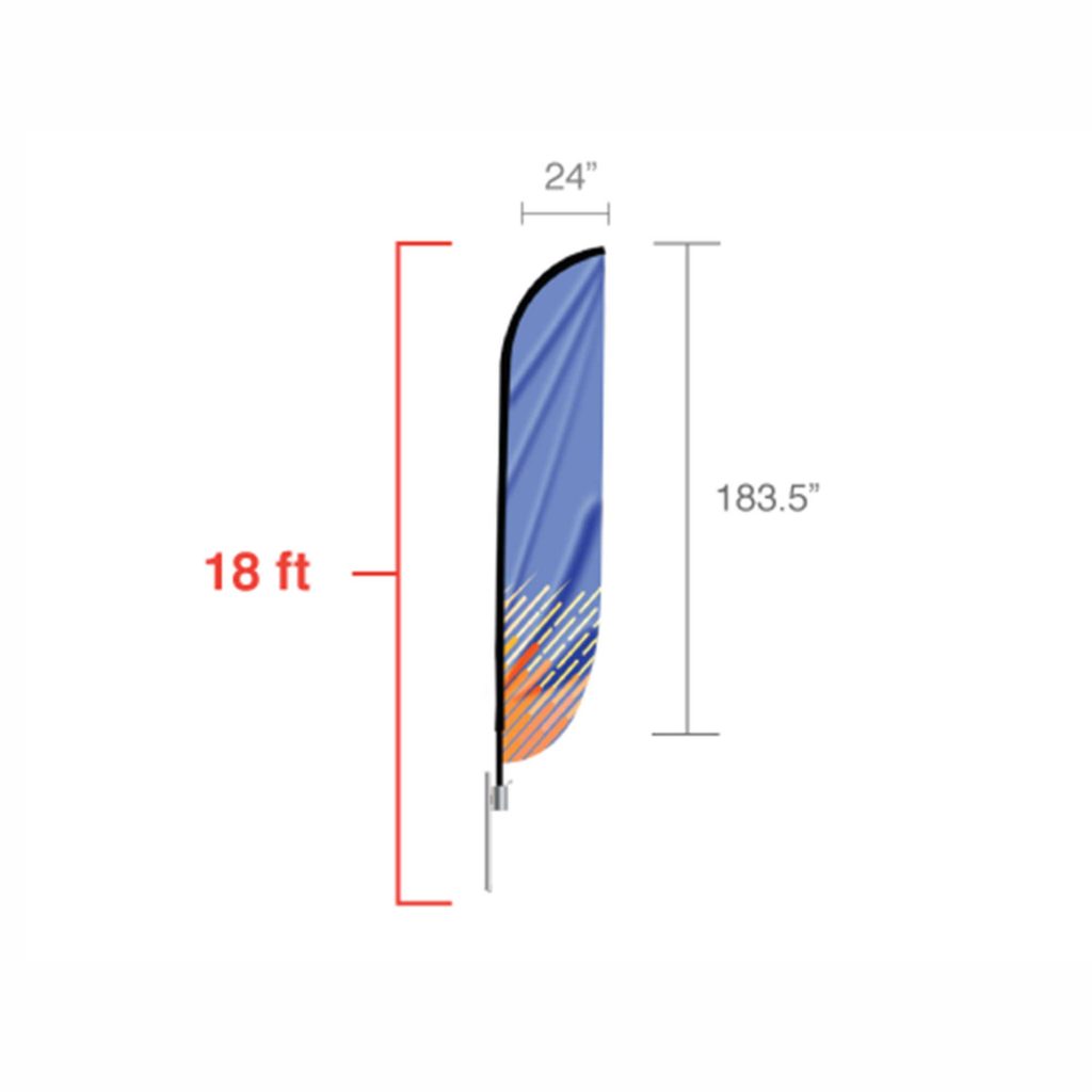 Premium Convex Flags | Irvine, Orange County CA