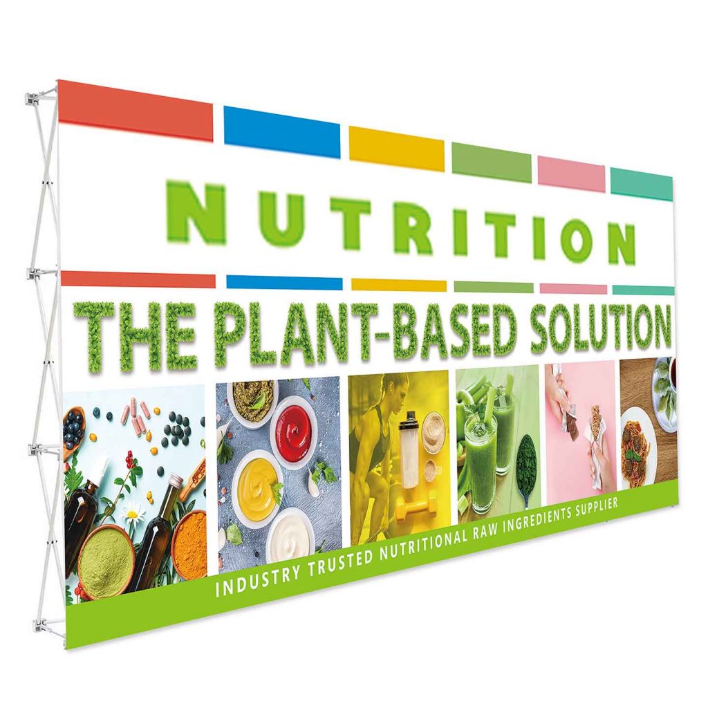 30Ft. Straight Fabric Pop Up Display | Tradeshow | Irvine Orange County Ca